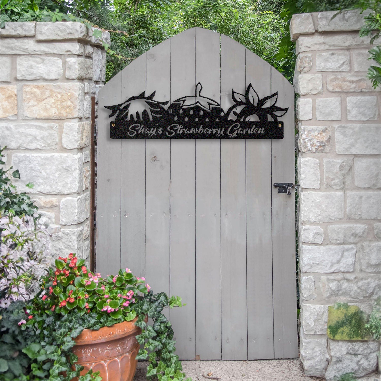 Custom Garden Sign, Metal Garden Decor, Mothers Day Gifts, Outdoor ...