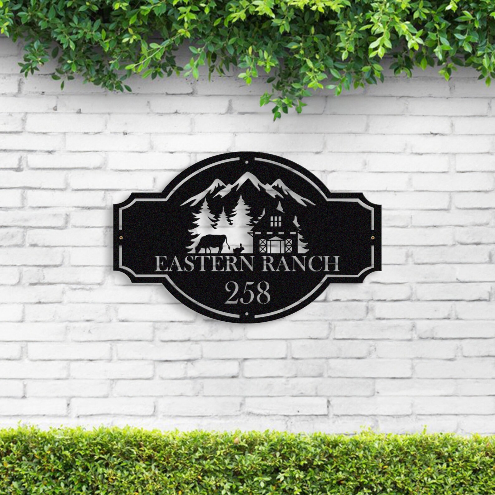 Custom Garden Sign, Metal Garden Decor, Mothers Day Gifts, Outdoor ...