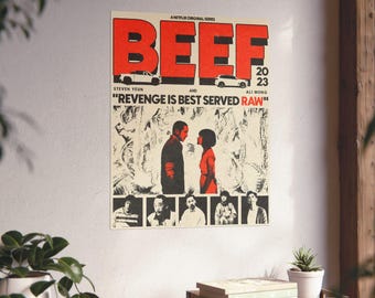 Beef Cuts Cheᴀt Sheet Poster Home Living Decor Meᴀt Cuts Posters, Wᴀll ...