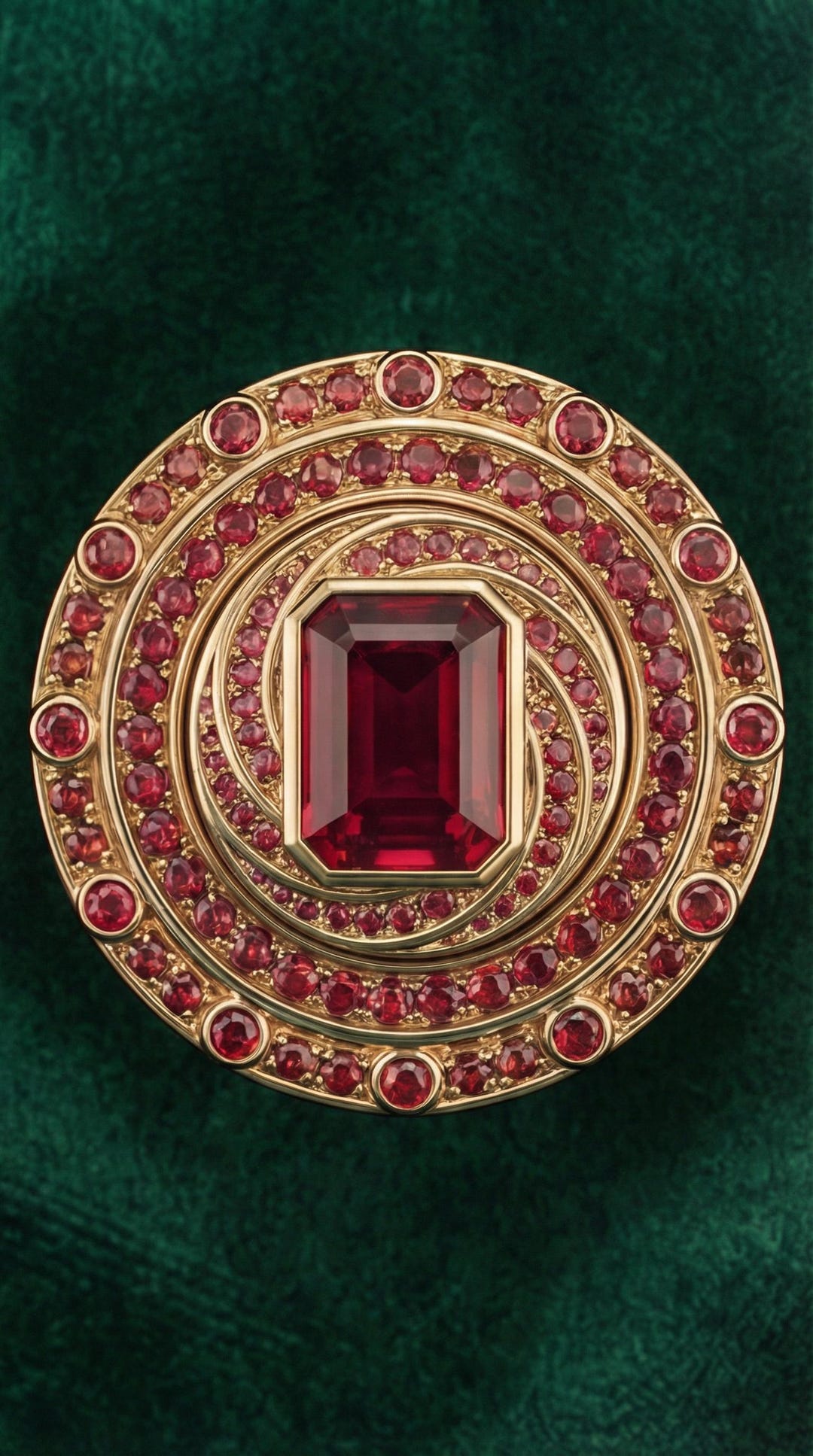 SOLAR EMPEROR™ Emerald Halo Luxury Ear Gauges · Double-flared · Diamond ...