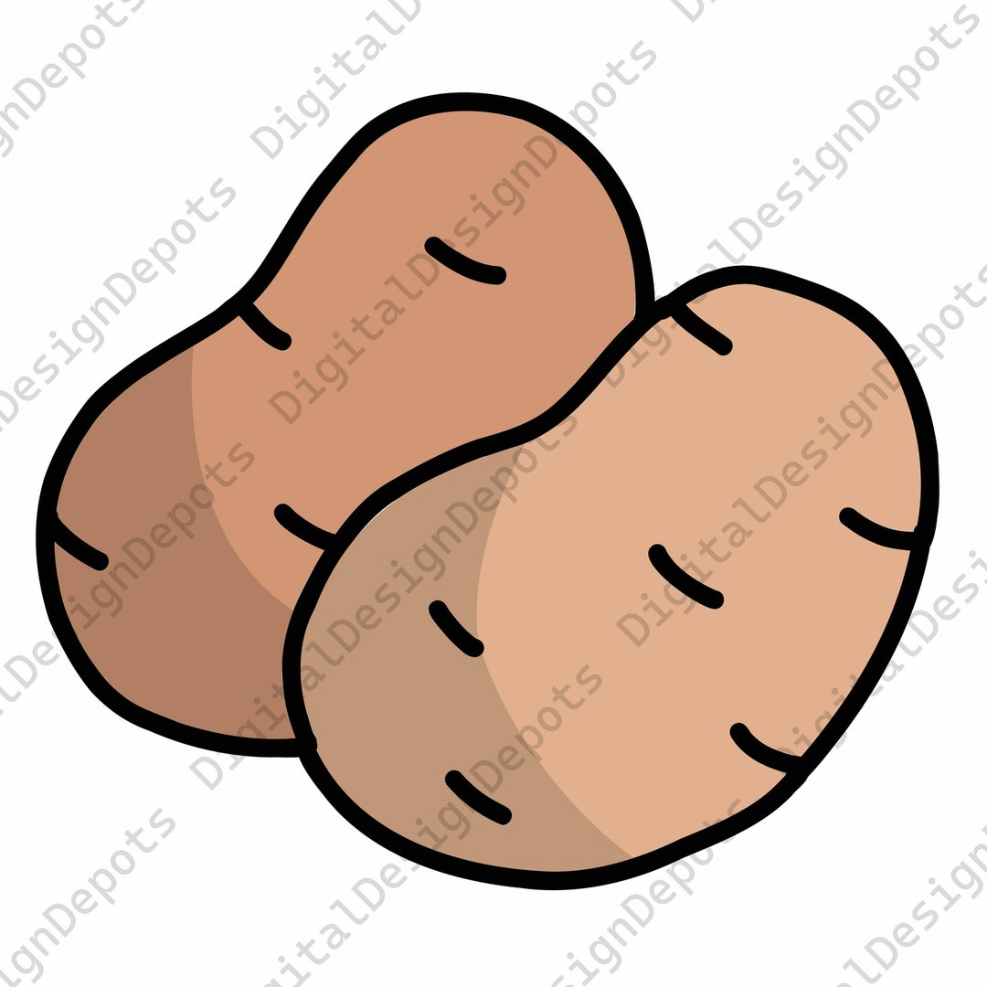 Potatoes Icon - SVG, PNG and JPG Colored - Etsy