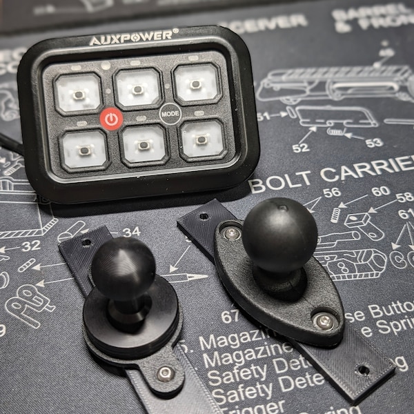 Switch Panel Mount for Auxbeam - Etsy
