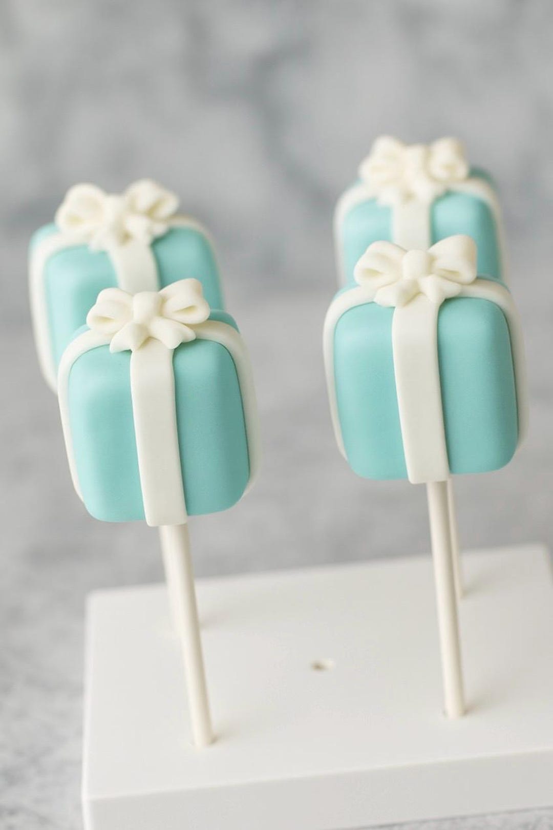 1 Dozen Tiffany-inspired Gift Box Cake Pops, Birthday Party Favors, 1 ...
