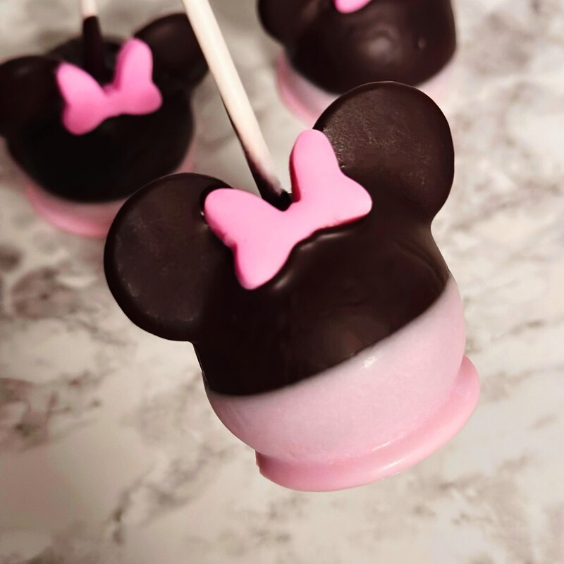 Minnie Mouse Cake Pops - Etsy