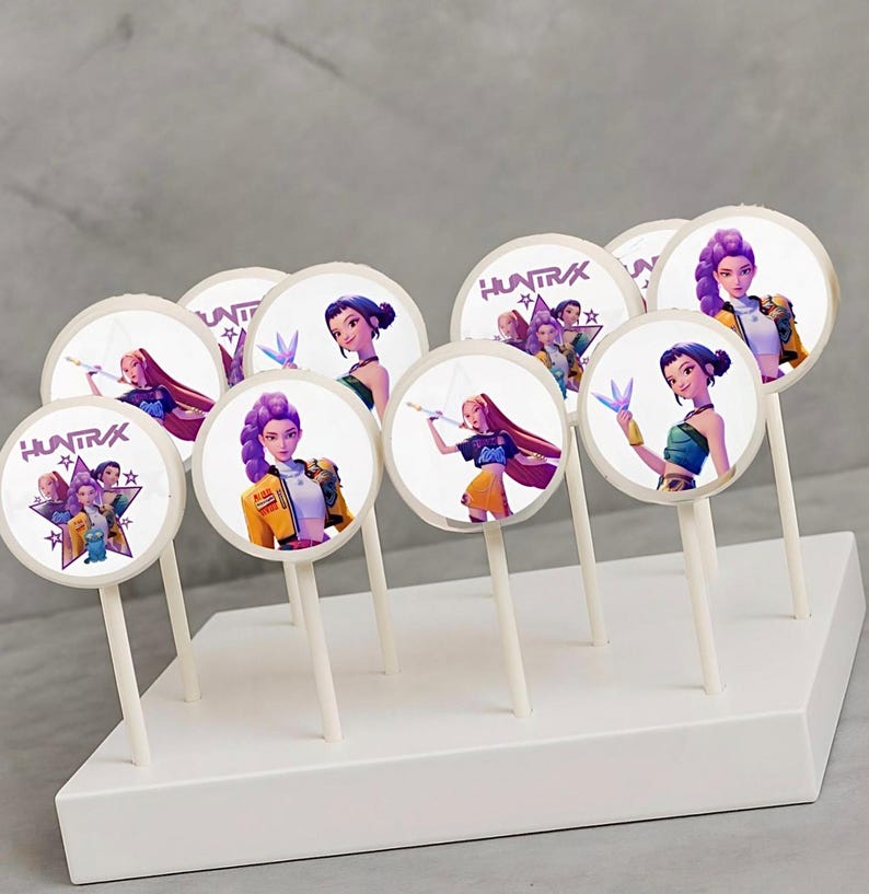 Kpop Demon Hunters Huntrix Cake Pops, Party Treats, Weddings, Showers ...