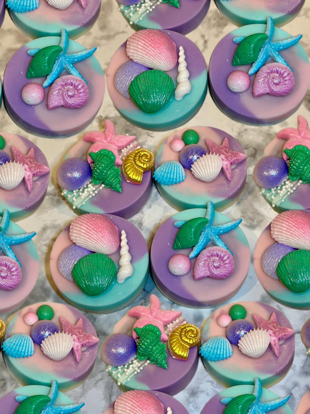 Mermaid Theme Chocolate Covered Oreos, Party Favors - Etsy