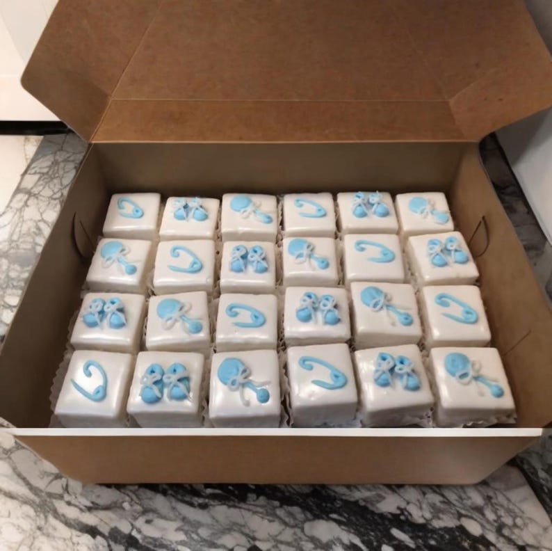 1 Dozen Pink Petit Fours, Tea Cakes, Party Treats - Etsy