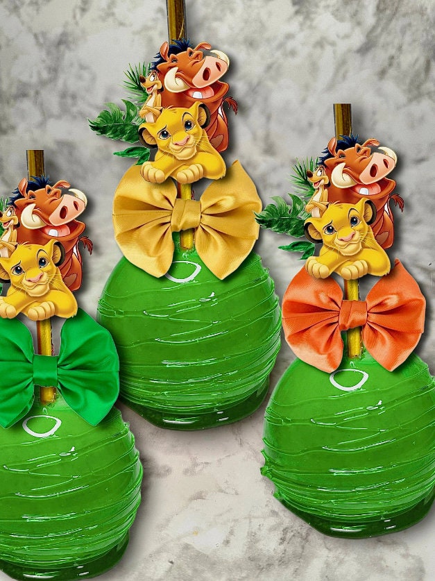 1/2 Dozen or 1 Dozen Character Candy Apples Any Color, Any Theme - Etsy