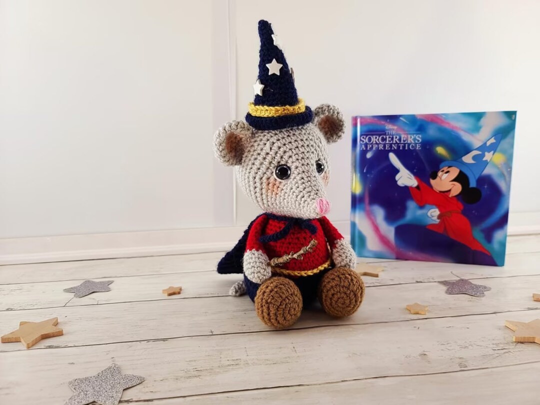 Merlin Mouse PDF Crochet Pattern Knitting - Etsy