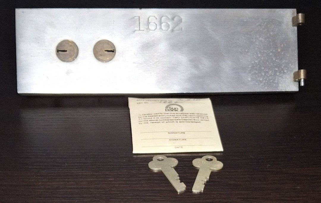 Vintage Diebold Safe Deposit Box Door - Etsy