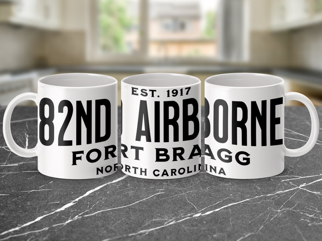 82nd Airborne Mug, Fort Bragg North Carolina Mug, 82nd Airborne ...