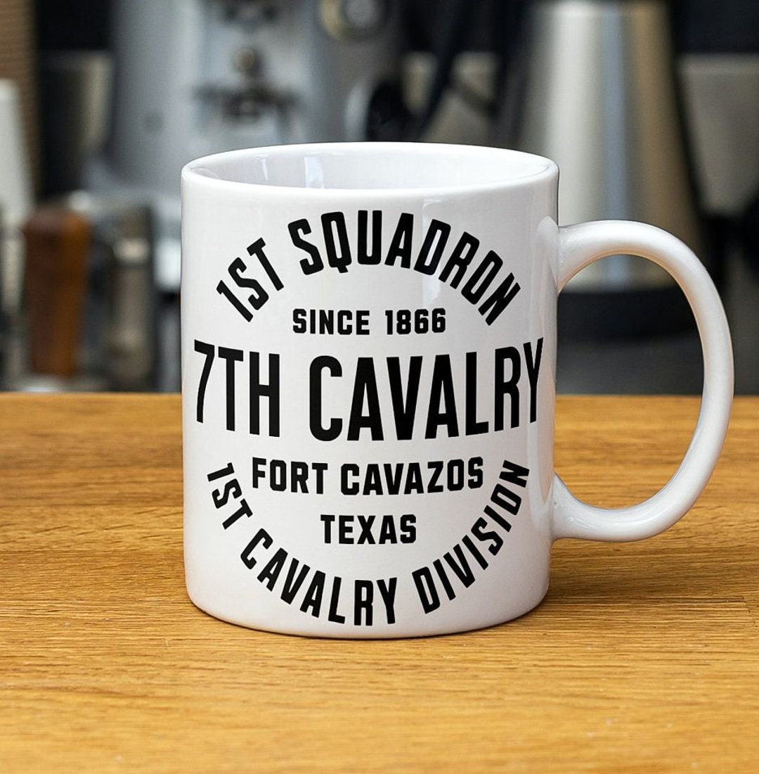 1st Squadron 7th Cavalry 1st Cavalry Division Fort Hood Texas Mug, 7th ...