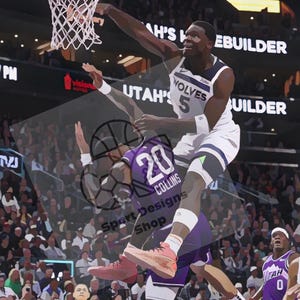 Anthony Edwards Digital Print Download PNG Poster T Shirt Minnesota ...