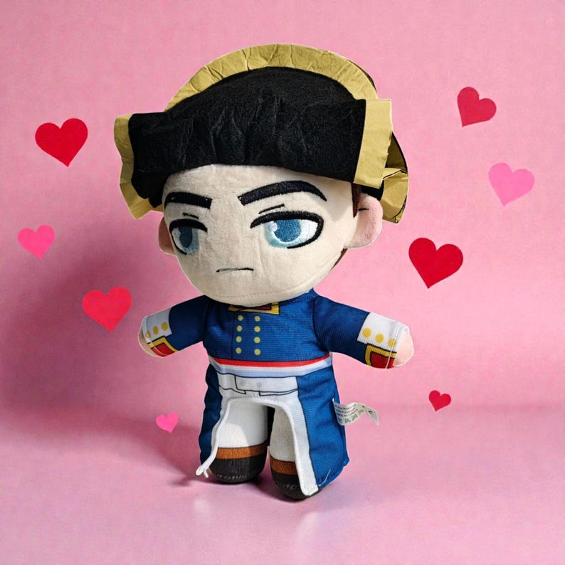 Napoleon Plush Toy, Historical Figure Doll, 25cm Stuffed Character ...
