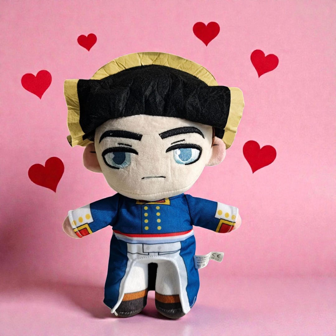 Napoleon Plush Toy, Historical Figure Doll, 25cm Stuffed Character ...