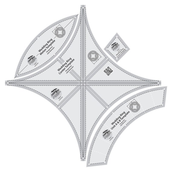 Double Wedding Ring Template Set