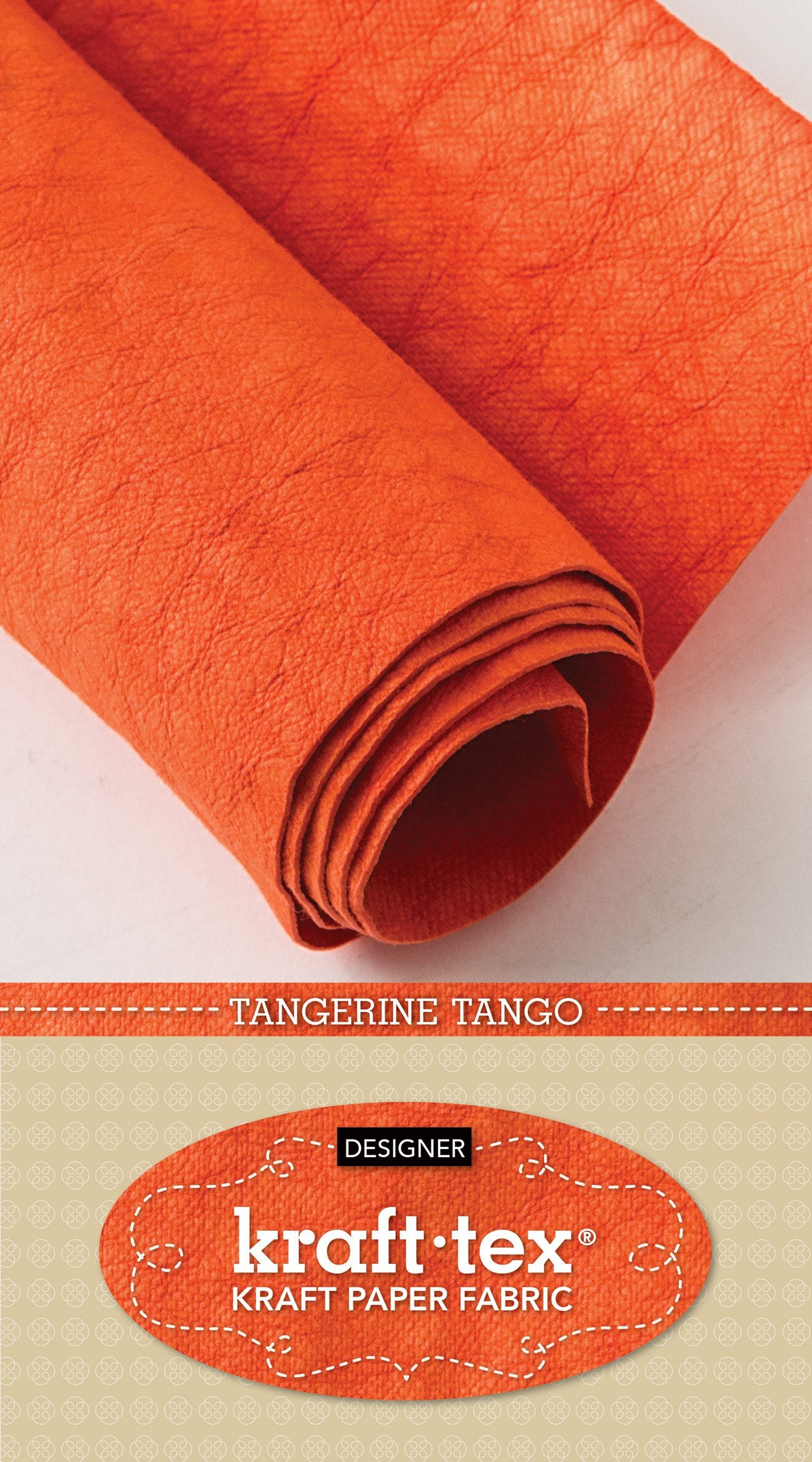 Kraft-tex Roll, Designer Tangerine Tango, 18.5 Inches X 28.5 Inches ...