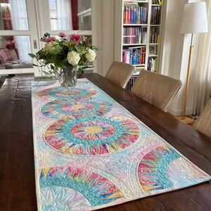 The Four Seasons Table Runner Spring Quilt Pattern by Jacqueline De ...