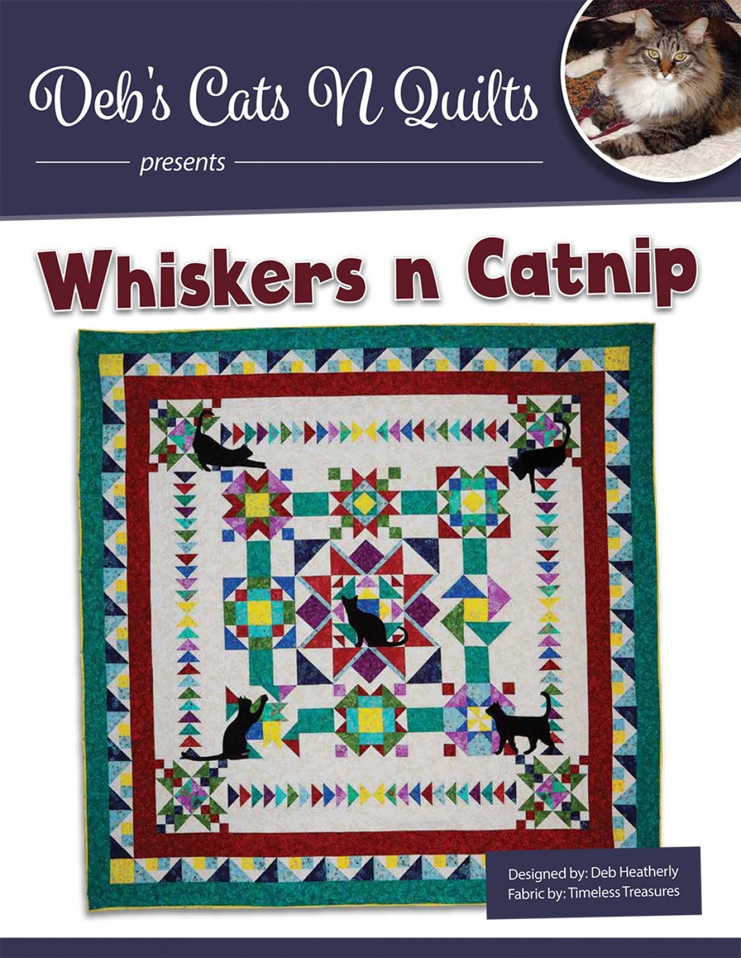 Deb's Cats N Quilts Pattern - Whiskers N Catnip BOM - Etsy