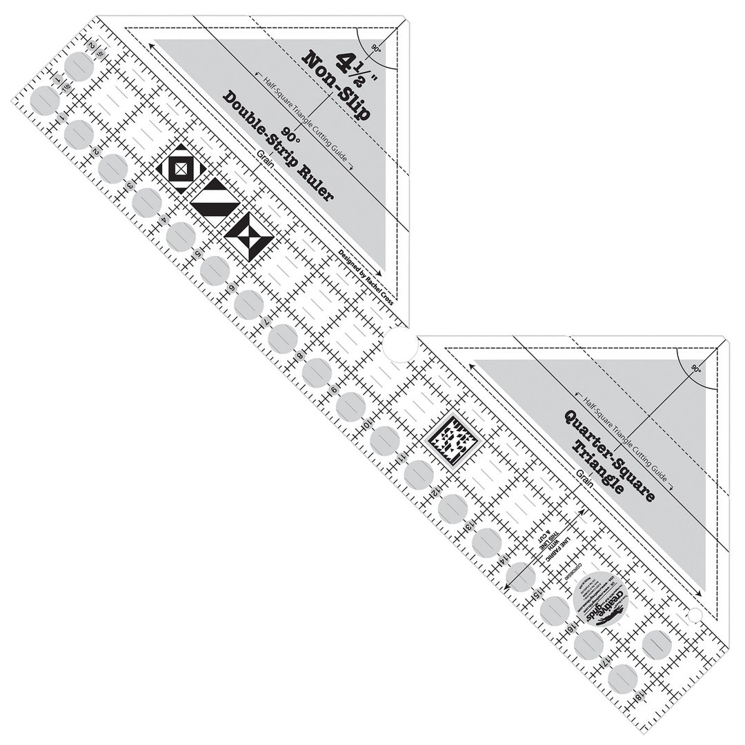 Creative Grids 90 Degree Double Strip Quilt Ruler CGRDBS90 - Etsy