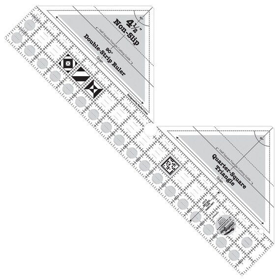 Creative Grids 90 Degree Double Strip Quilt Ruler CGRDBS90 - Etsy