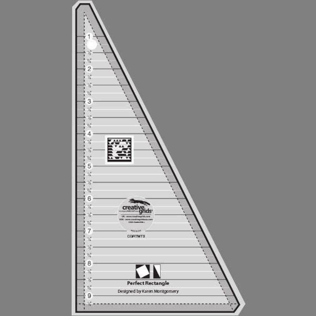 Creative Grids Perfect Rectangle Quilt Ruler CGRTMT3 - Etsy