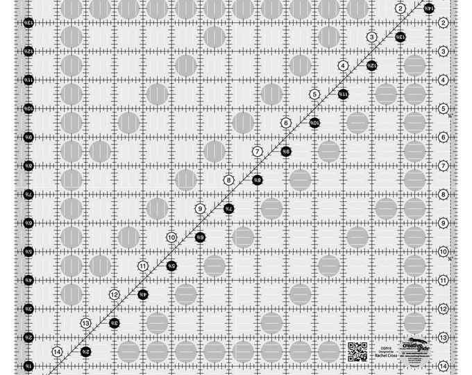 Creative Grids 15-1/2-inch Square Quilt Ruler CGR15 - Etsy