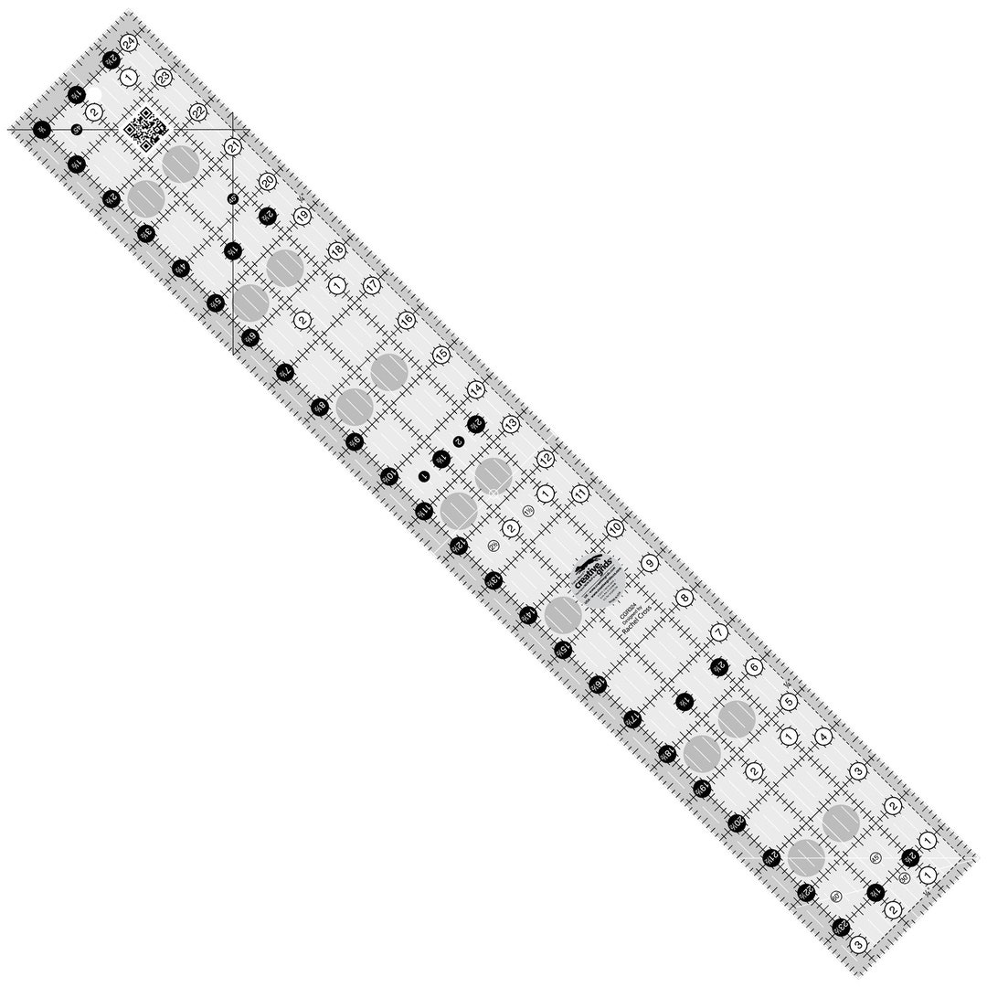 Creative Grids 3-1/2-inch X 24-1/2-inch Quilt Ruler (CGR324) - Etsy