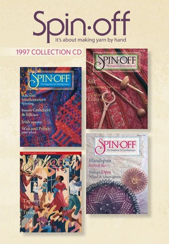 Spin-off Magazine making Yarn by Hand 1997 Collection Issues - Etsy