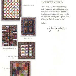 Urban Jungle Quilts Pattern Book by Jason Yenter for in the Beginning ...