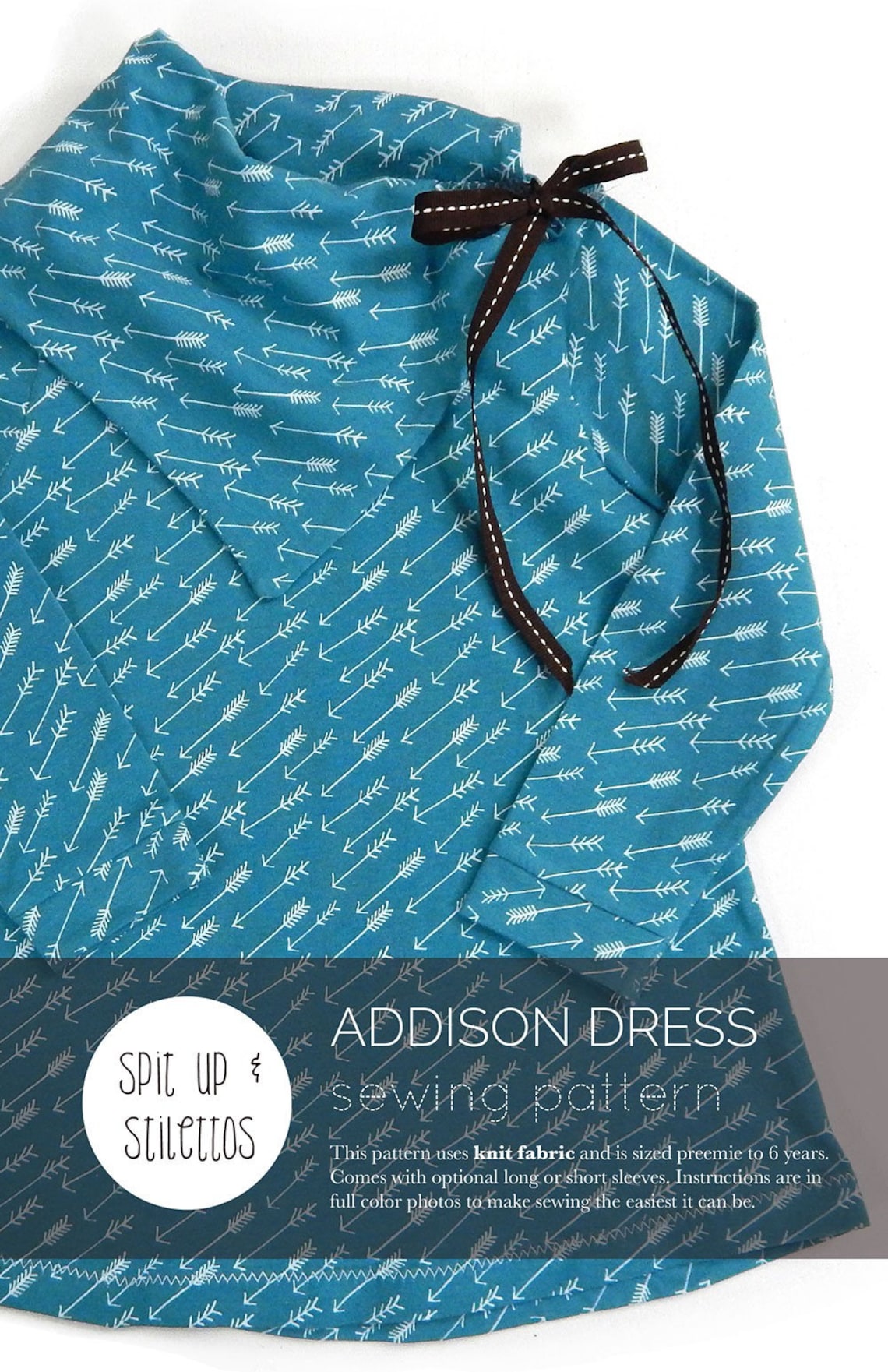 Addison Dress Sizes Preemie 6 Years Sewing Pattern by Lauren - Etsy