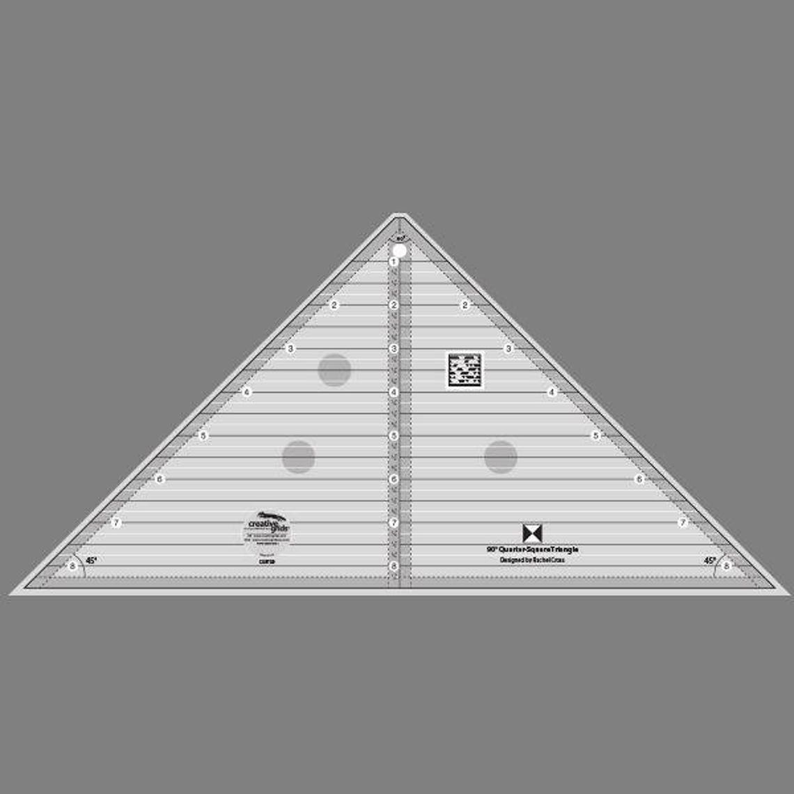 Creative Grids 90 Degree Quarter-square Triangle Quilt Ruler - Etsy