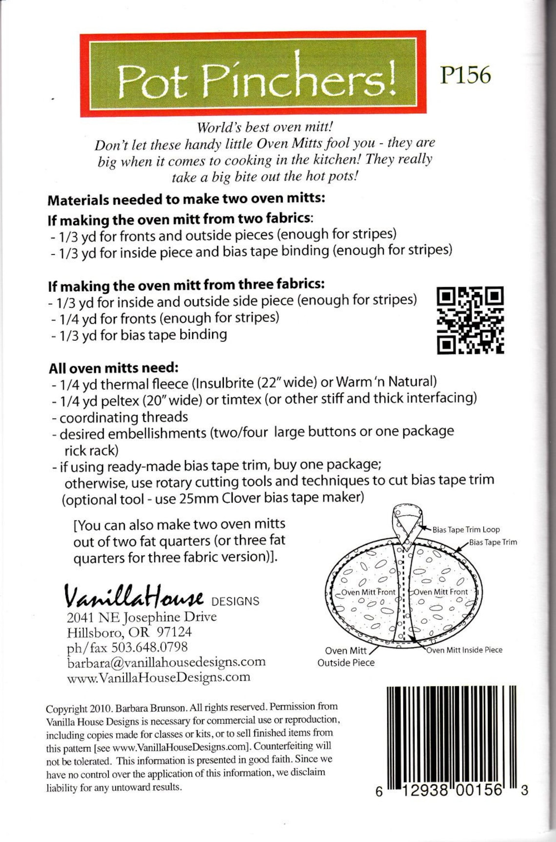 Pot Pinchers Sewing Pattern - Etsy