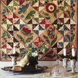 In Full Bloom Applique Quilt Pattern Book by Barb Adams and Alma Allen ...