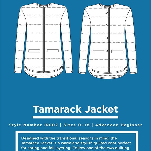 Tamarack Jacket Pattern - Etsy