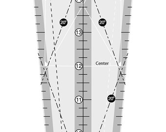10 Degree Wedge Ruler - Etsy