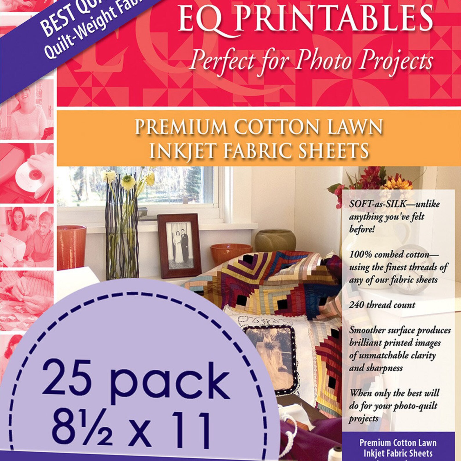 Electric Quilt Eq Printables Premium Cotton Lawn Inkjet 25 - Etsy