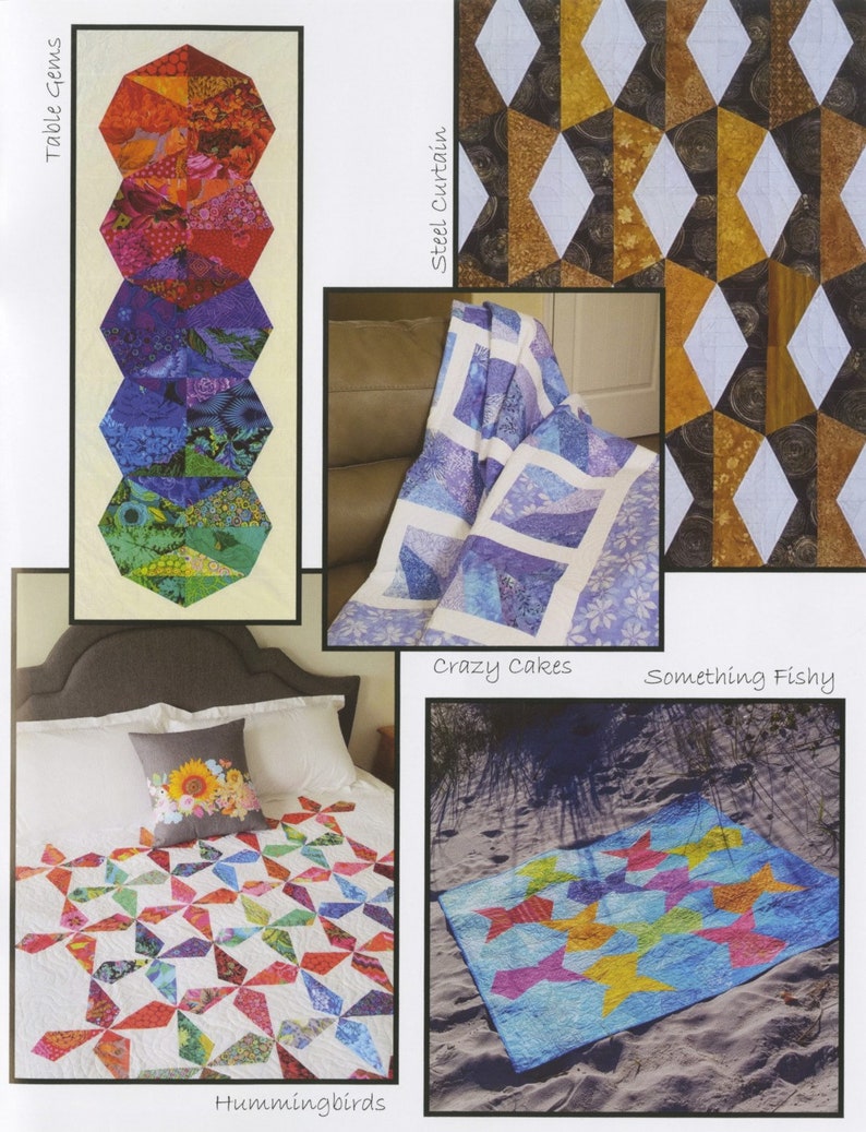 Crazier Eights Playbook Quilt Pattern Book by Karen Montgomery - Etsy