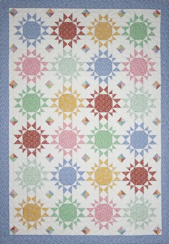 Sunrise Sunset Six Halves Whole Project Quilt Pattern by Susan - Etsy