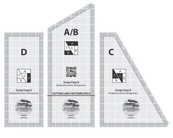 Creative Grids Scrap Crazy 6 Templates Set Quilt Ruler - Etsy