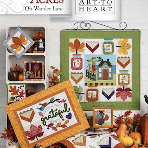 Harvest Acres on Wander Lane Quilt Pattern (november - Block 11) by ...