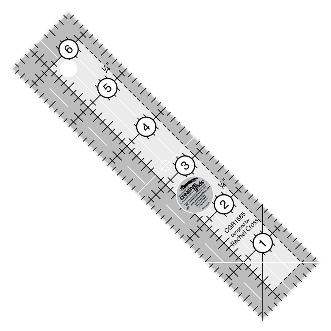 Creative Grids 1-1/2-inch X 6-1/2-inch Quilt Ruler (CGR1565) - Etsy