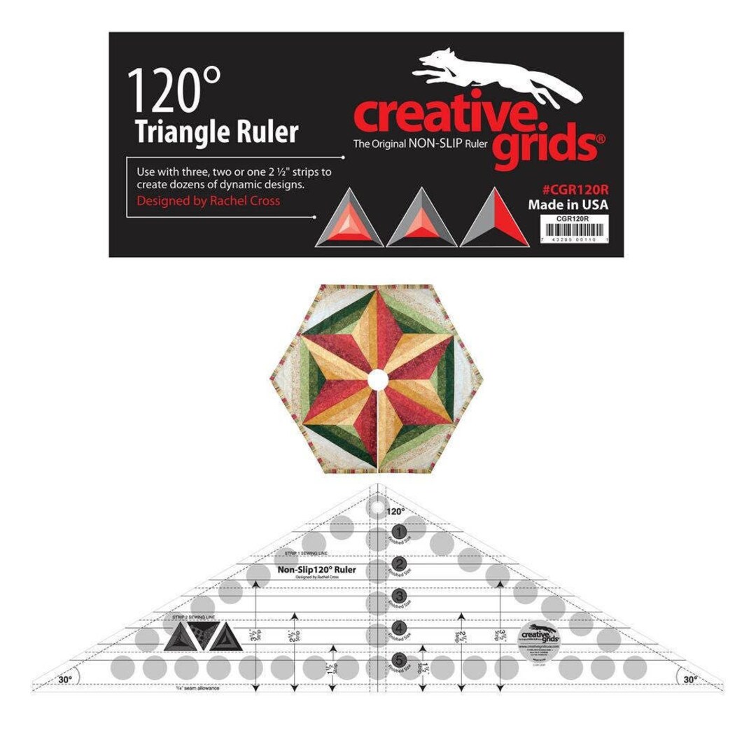 Creative Grids 120 Degree Triangle Triple Strip Quilt Ruler - Etsy