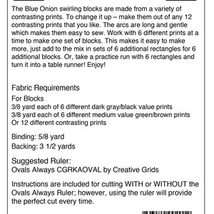 Blue Onion Quilt Pattern by Karla Alexander for Saginaw St Quilt Co - Etsy