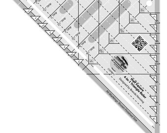 Ruler, Creative Grids, Half Square 4-in-1, Triangle Ruler, Non-slip ...