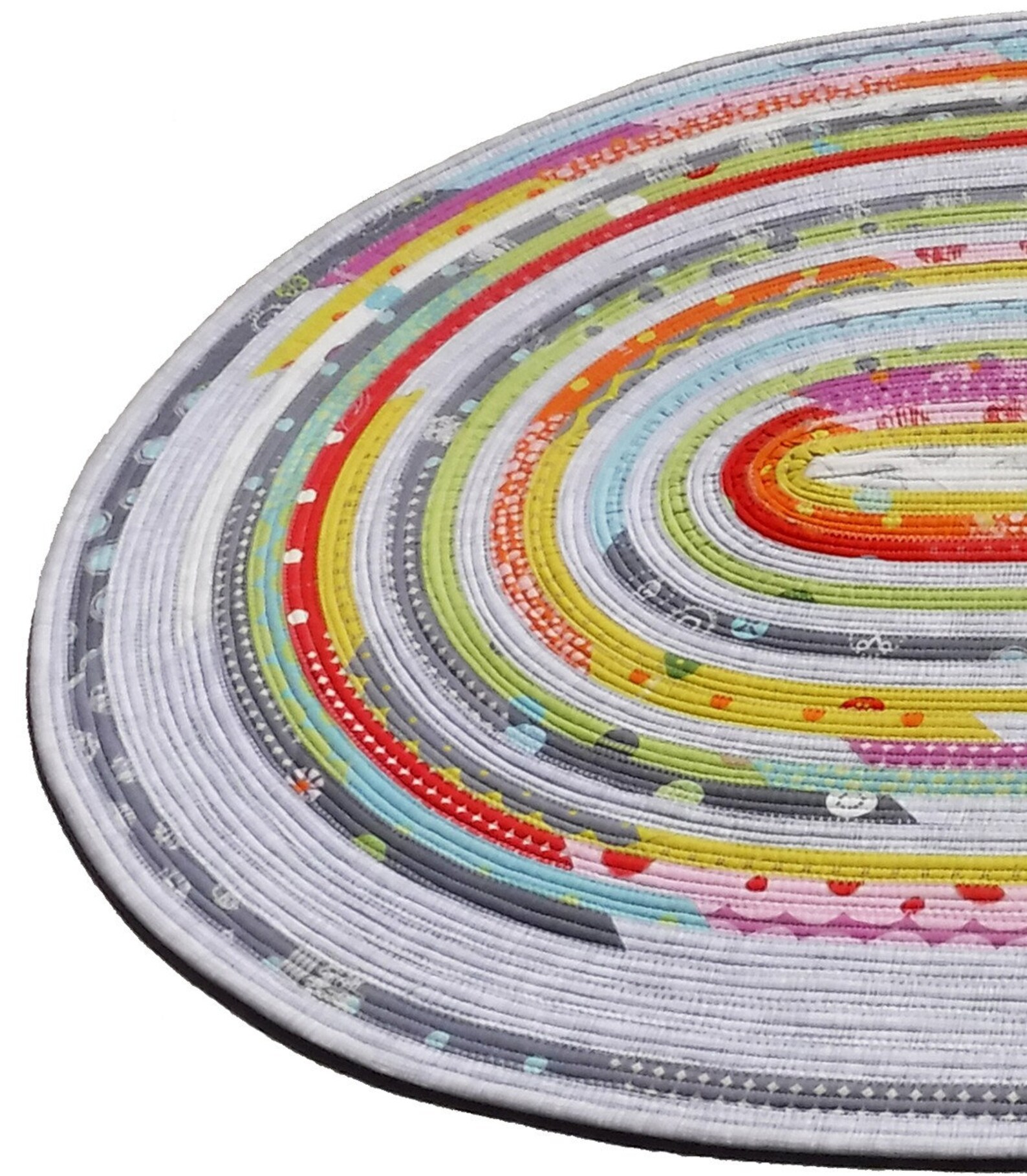 Jelly Roll Rug Sewing Pattern by R. J. Designs: Make a 30 Inch | Etsy