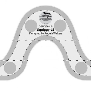 Creative Grids Low Shank Machine Quilting Tool Squiggy CGRQTA4LS - Etsy