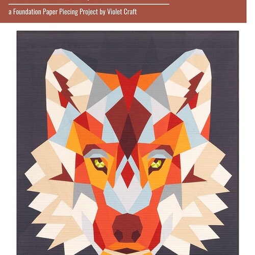 The Wolf Abstractions Quilt Pattern foundation Paper Piecing - Etsy