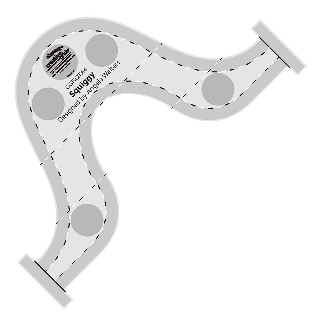 Creative Grids Machine Quilting Tool - Squiggy (CGRQTA4) - Etsy