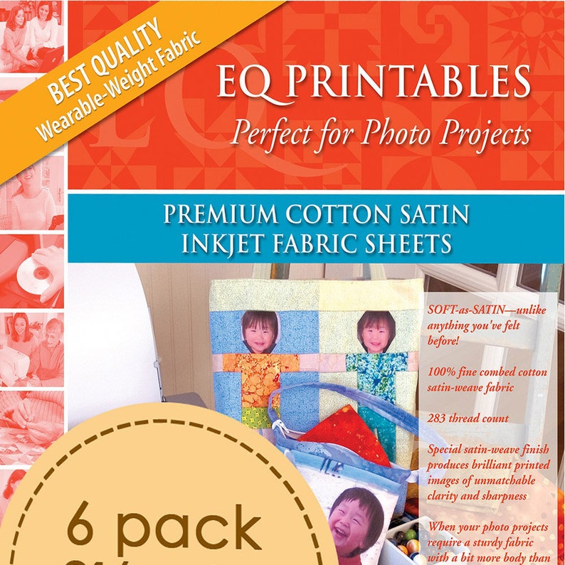 Electric Quilt Eq Printables Premium Cotton Satin Inkjet | Etsy